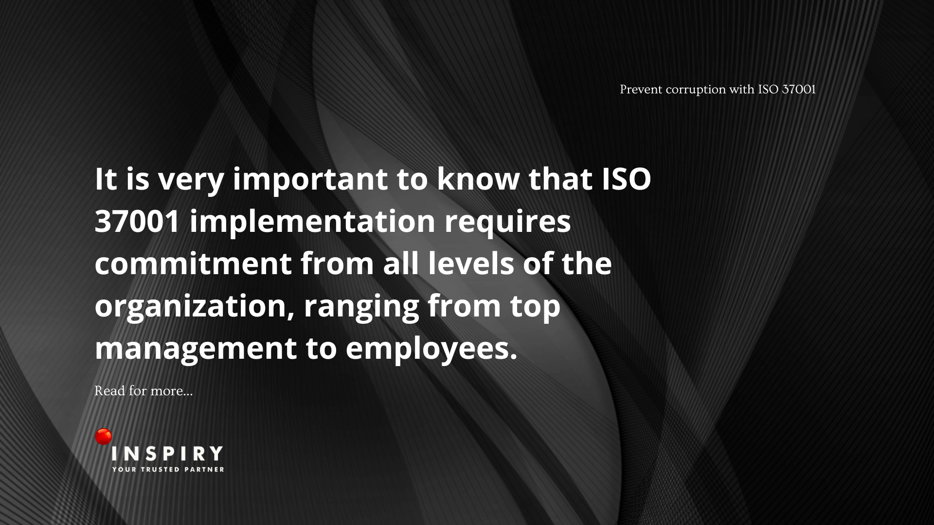 Prevent Corruption with ISO 37001 - Inspiry